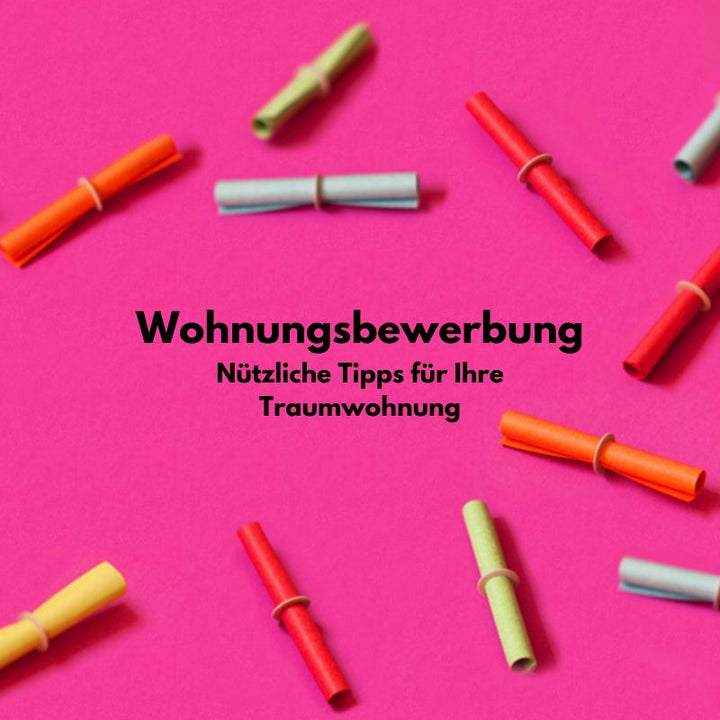 🔴 Wohnung Bewerbung: Vorlage + Tipps für die Traumwohnung 🏡 – Meine ...